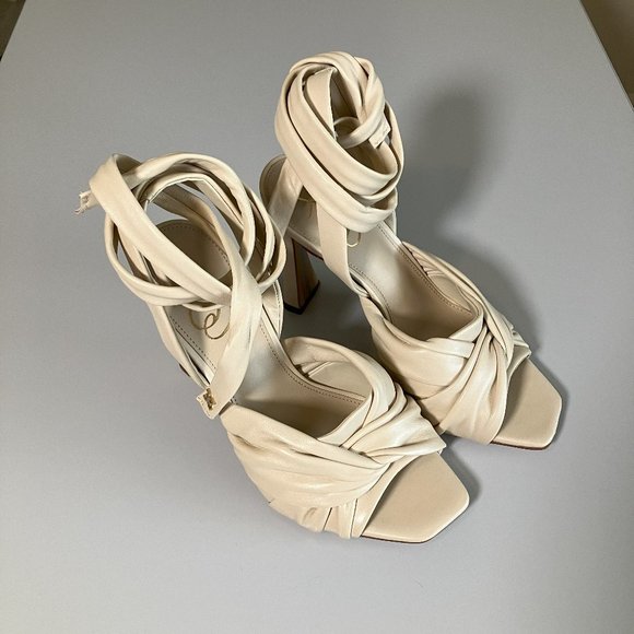 Sam Edelman | Shoes | Sam Edelman Lenora Strappy Heeled Sandel In Sand ...